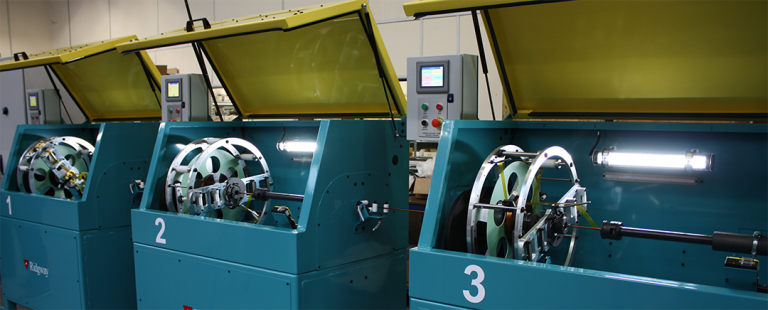 Taping Machine for larger wires and cables | Ridgway Machines